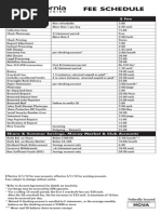Edward Jones Fee Schedule Overview | PDF | Cheque | Fee