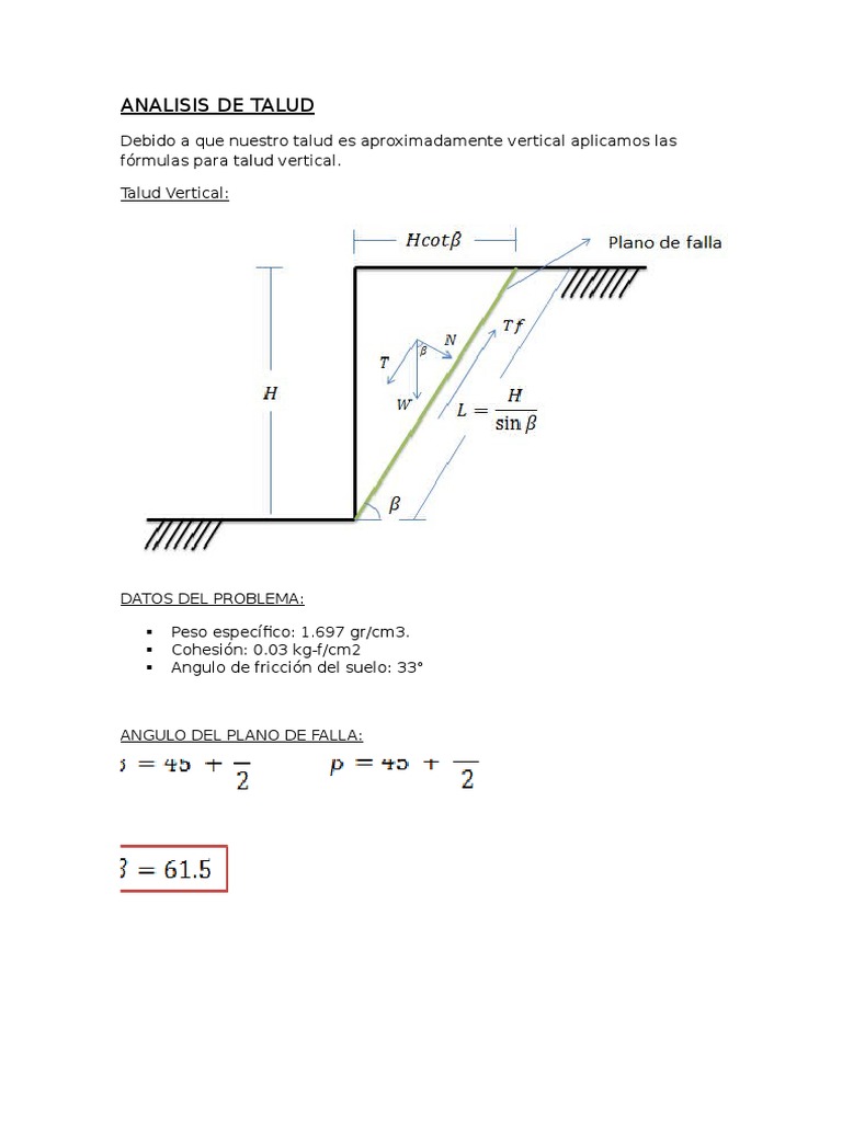 Analisis de Talud | PDF