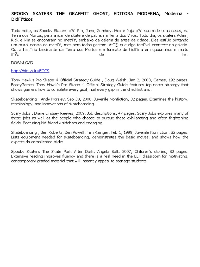 Spooky Skaters The Graffiti Ghost | PDF | Winnie The Pooh