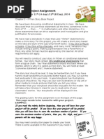 Conditional Statements Story Project | PDF