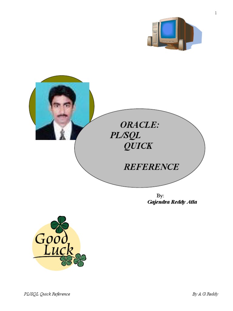 PL SQL Quick Reference | PDF