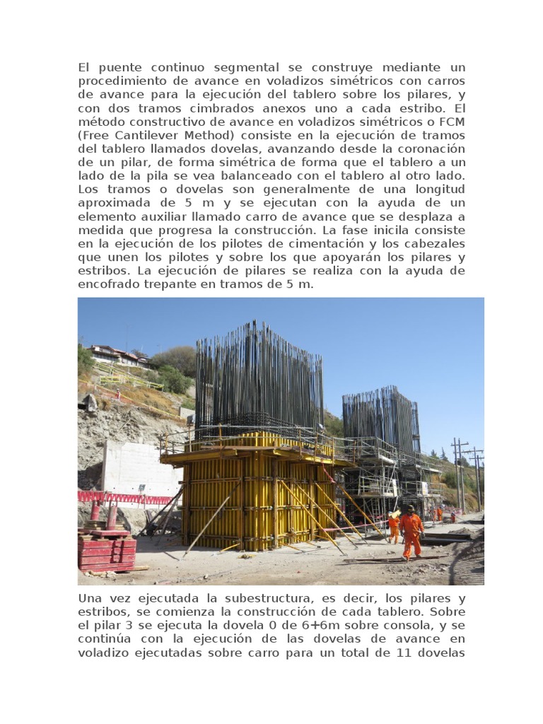 El Puente Continuo Segmental Se Construye Mediante Un Procedimiento de ...