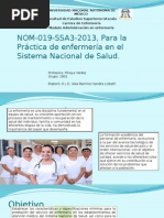 Norma Oficial Mexicana NOM-025-SSA3-2013, para La Organización y Funcionamiento de Las Unidades ...