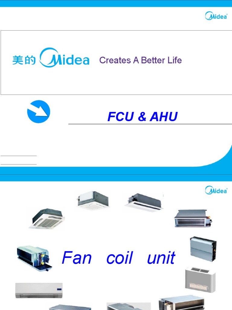 New FCU Presentation | PDF | Hvac | Duct (Flow)