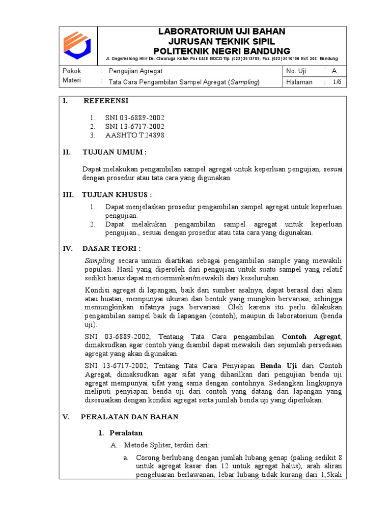 Sampling Agregat | PDF