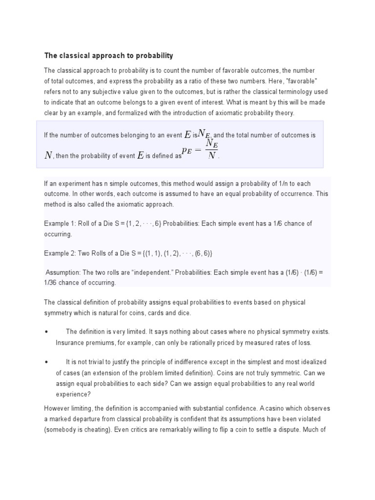 Propability | Probability | Probability Theory