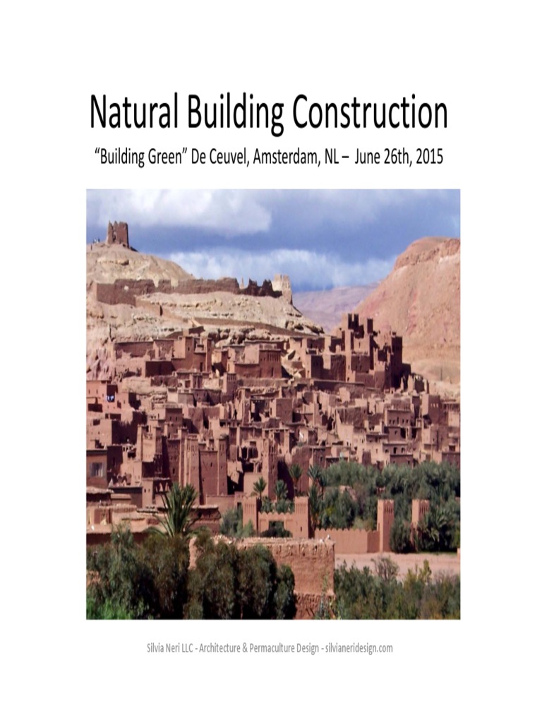 Natural Building Construction Techniques | PDF | Building Materials ...