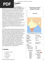 Map Showing The Vijayanagara Empire With Capital City and Current ...
