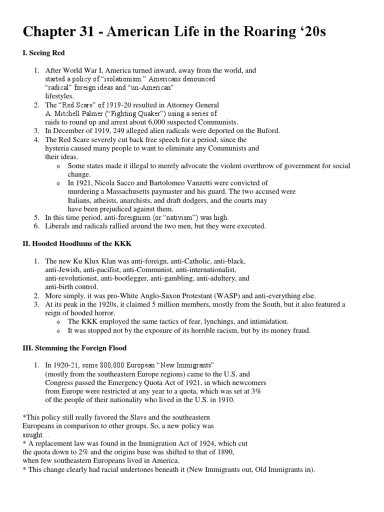 An American Pageant (13th Edition) : Chapter 31: American Life in The ...