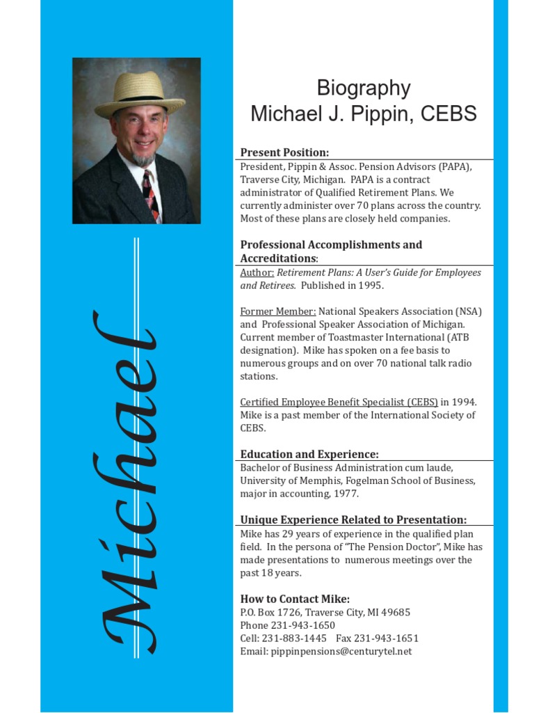 Mike Biography | PDF | Career & Growth