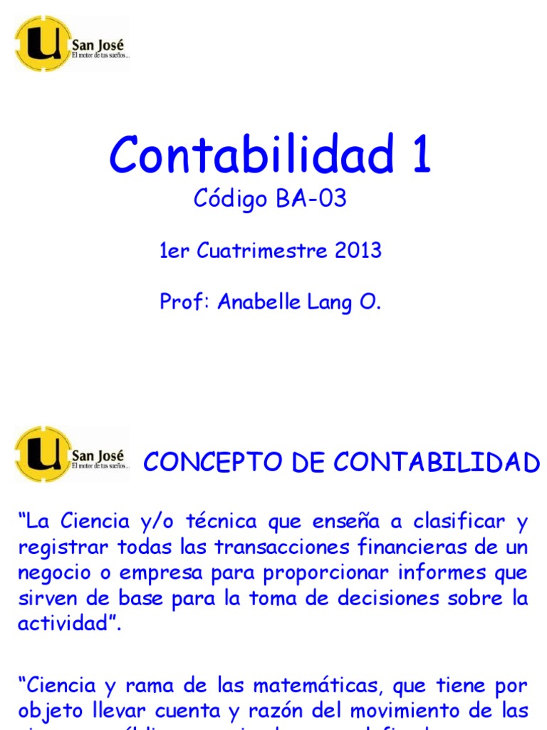 Leccion 1 Contabilidad 1 | PDF | Contabilidad | Información