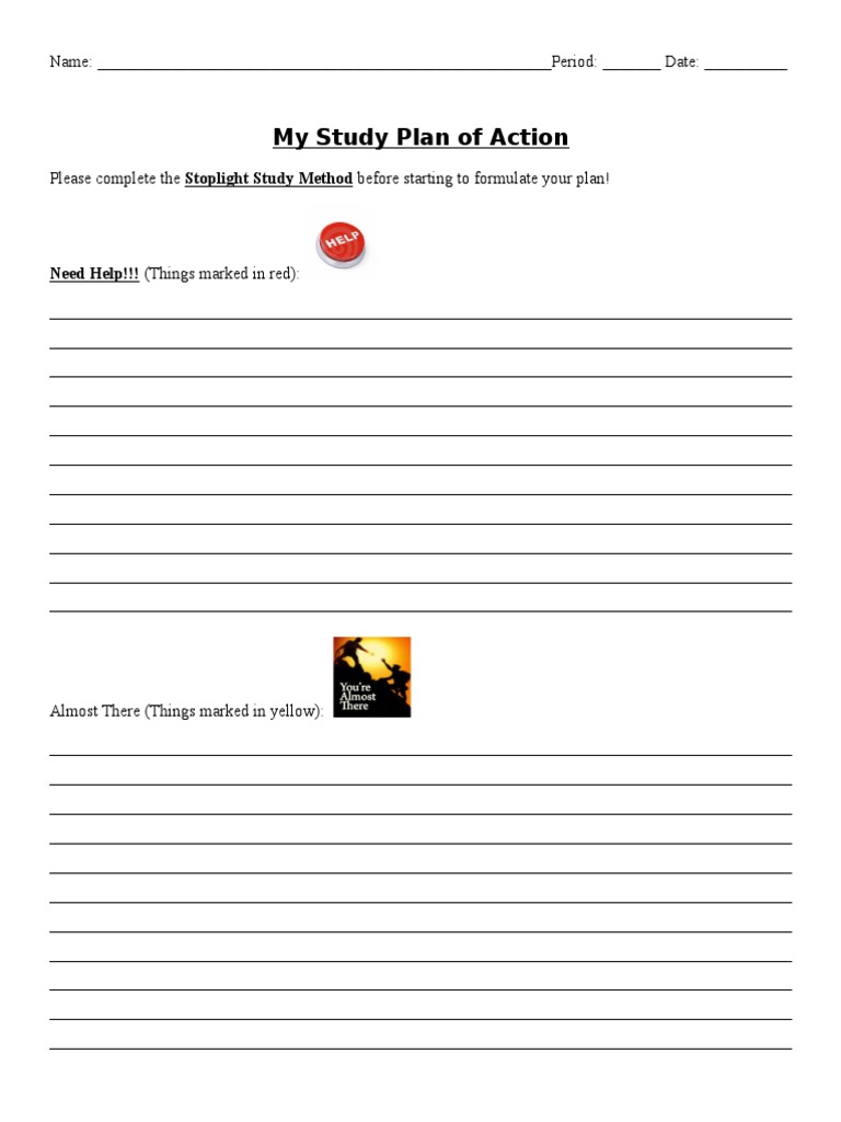 Study Plan of Action | PDF | Computers