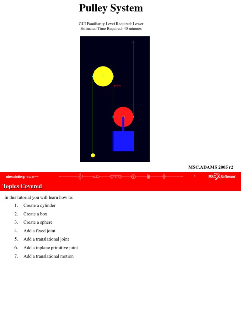 Pulley System | PDF | Physics | Mechanical Engineering