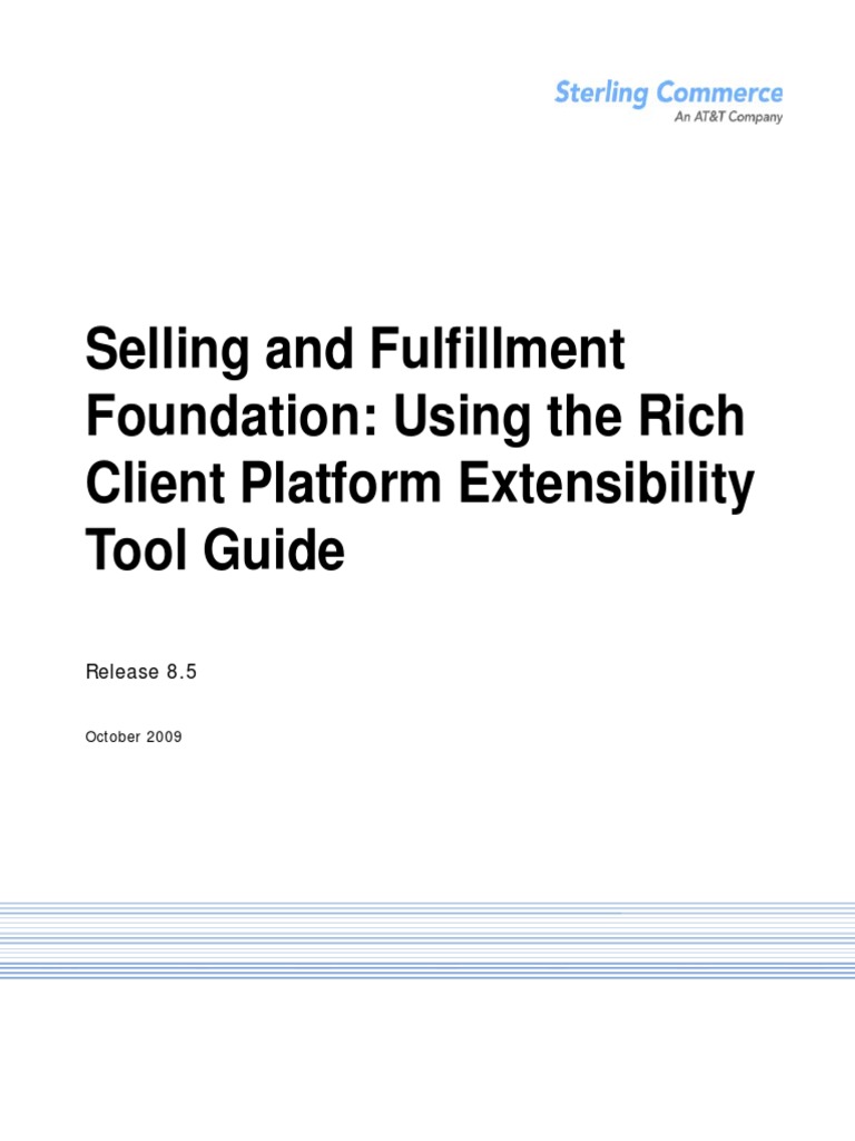 Using The Sterling RCP Extensibility Tool | Download Free PDF | Source ...