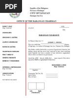 Barangay Business Permit | PDF