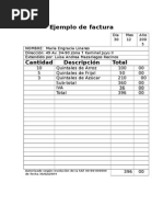 Ejemplo de Factura Especial Guatemala | PDF