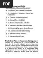 Classroom Management | PDF | Classroom Management | Reinforcement