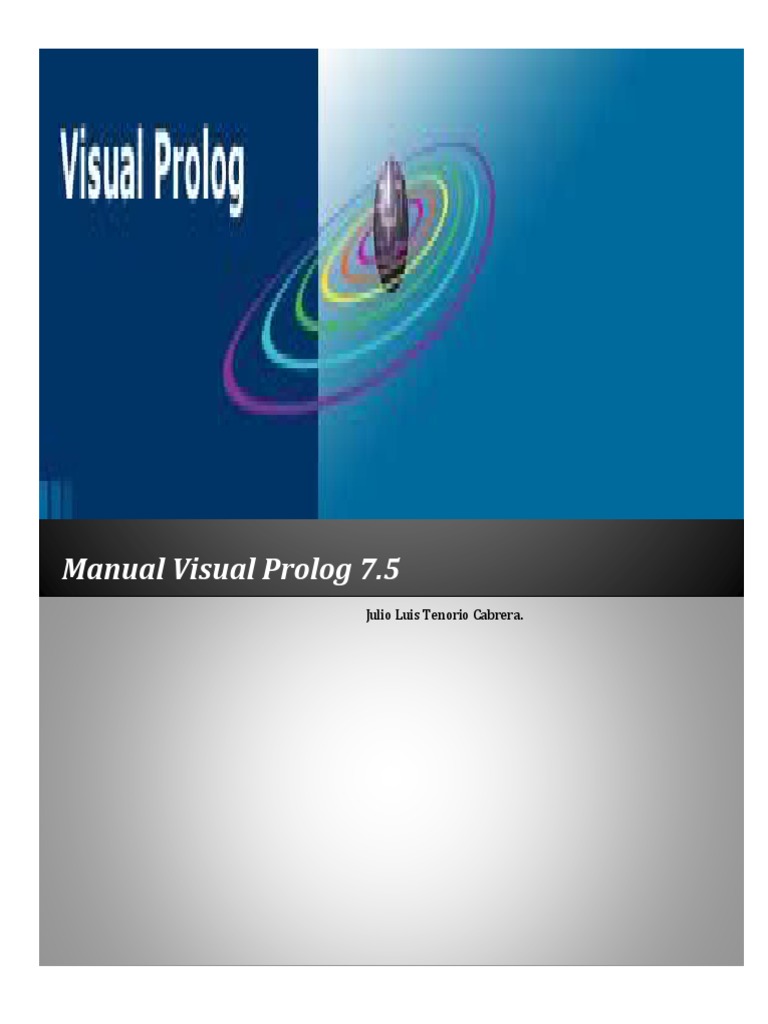 Manual Visual Prolog 7.5 | Descargar gratis PDF | Interfaz de línea de comando | Archivo de ...