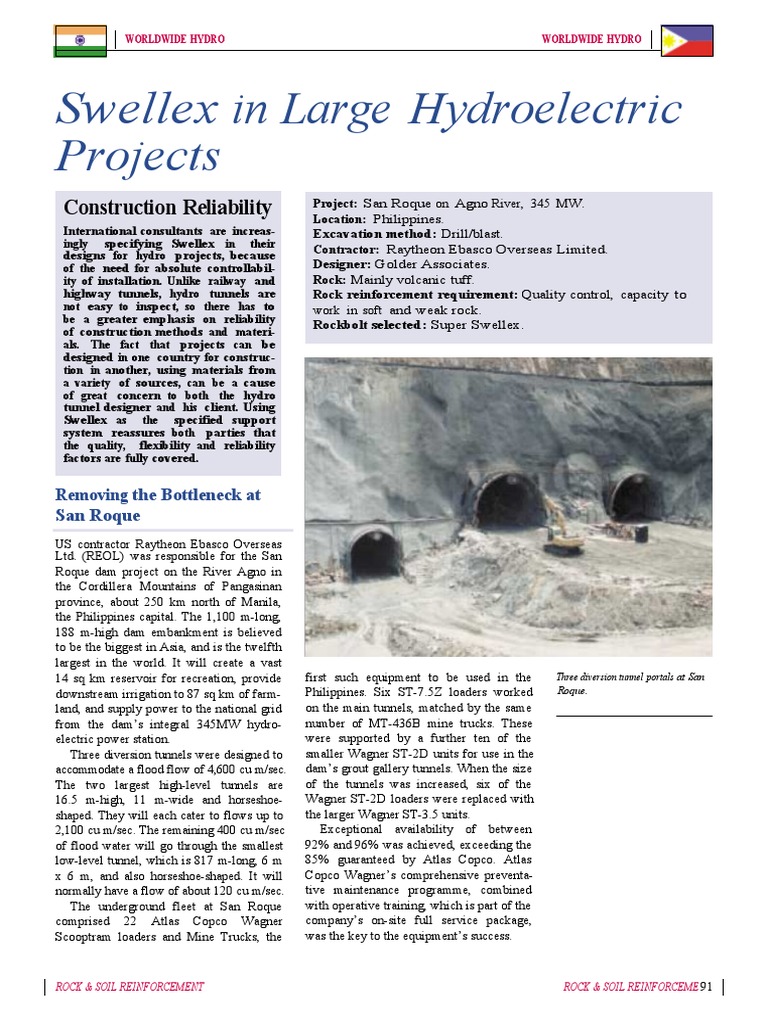 (579390026) Caso 8 - Uso de Swellex en Grandes Hidroelectricas | PDF ...