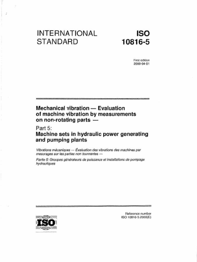 Norma Iso 10816-5-6 | PDF