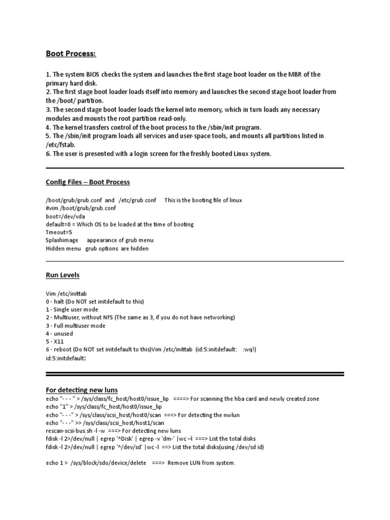 Linux Boot Process | PDF | Web Server | Booting