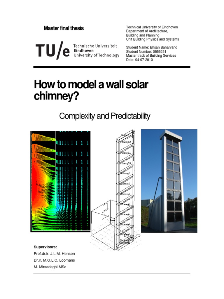 Modelling Chimney Solar Pdf Computational Fluid Dynamics Heat Transfer