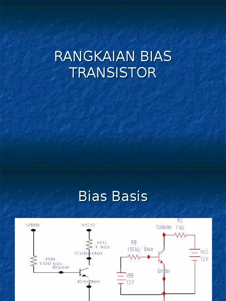 Rangkaian Bias Transistor | PDF