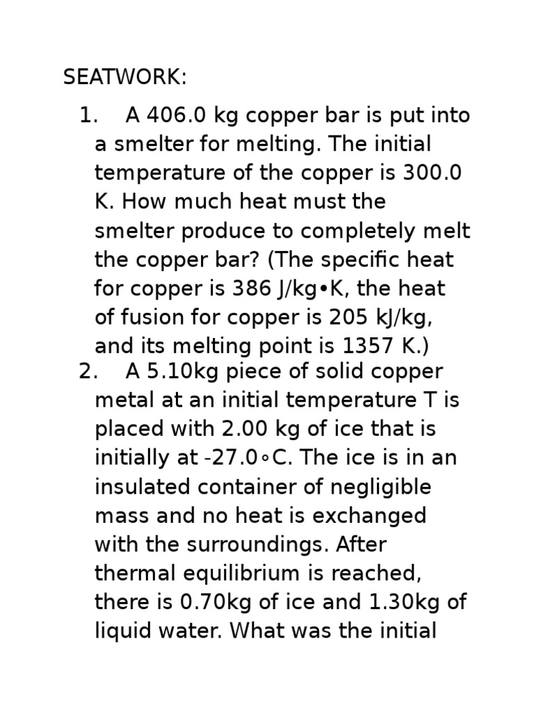 Heat in Physics | PDF