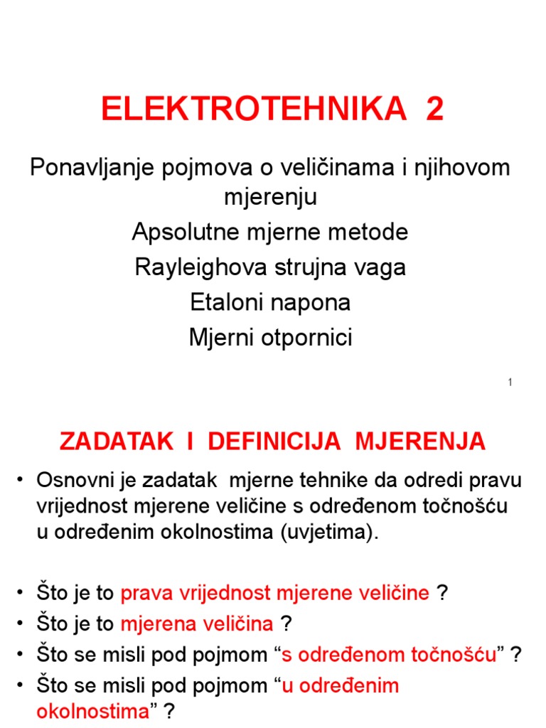 Predavanje 01 S | PDF