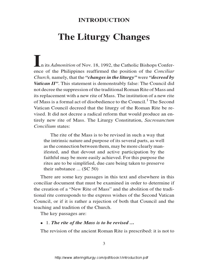 FR Paul Kramer - The Suicide of Altering The Faith in The Liturgy ...