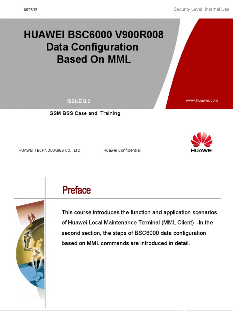 HUAWEI BSC6000V900R008 Data Configuration Based On MML | PDF ...