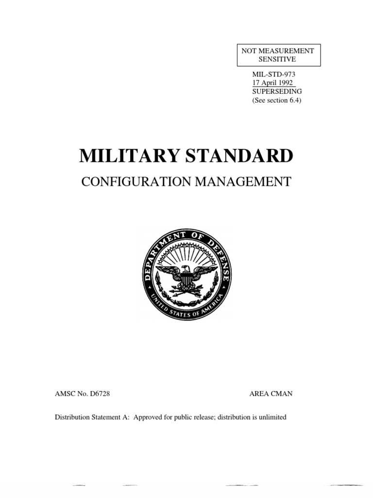 Mil STD 973 | PDF | Intellectual Works | Engineering