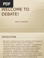 Lincoln-Douglas (LD) Debate Format - Introduction | PDF | Meetings ...