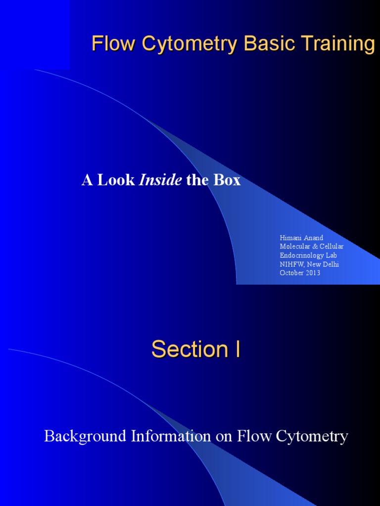 Flow Cytometry Basic Training | PDF | Optical Filter | Flow Cytometry