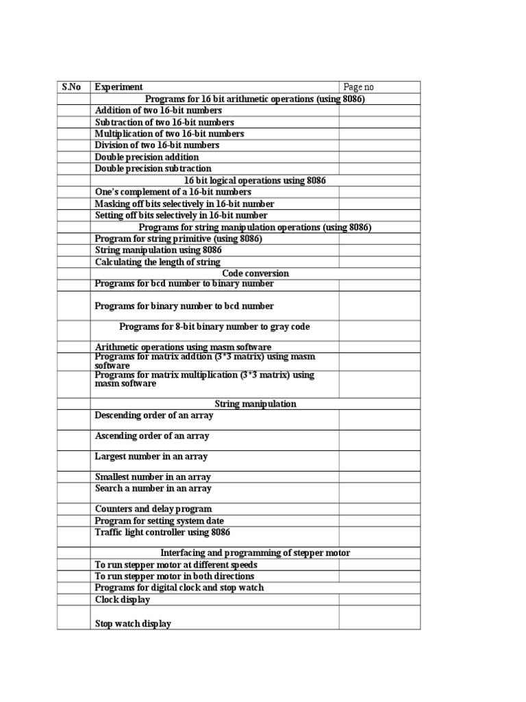 Cs6412 Microprocessor and Microcontroller Laboratory | PDF | Bios | Analog To Digital Converter
