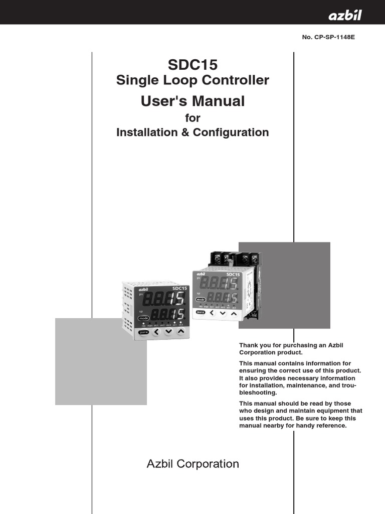 SDC15 Installation & Configuration | PDF | Power Supply | Installation ...