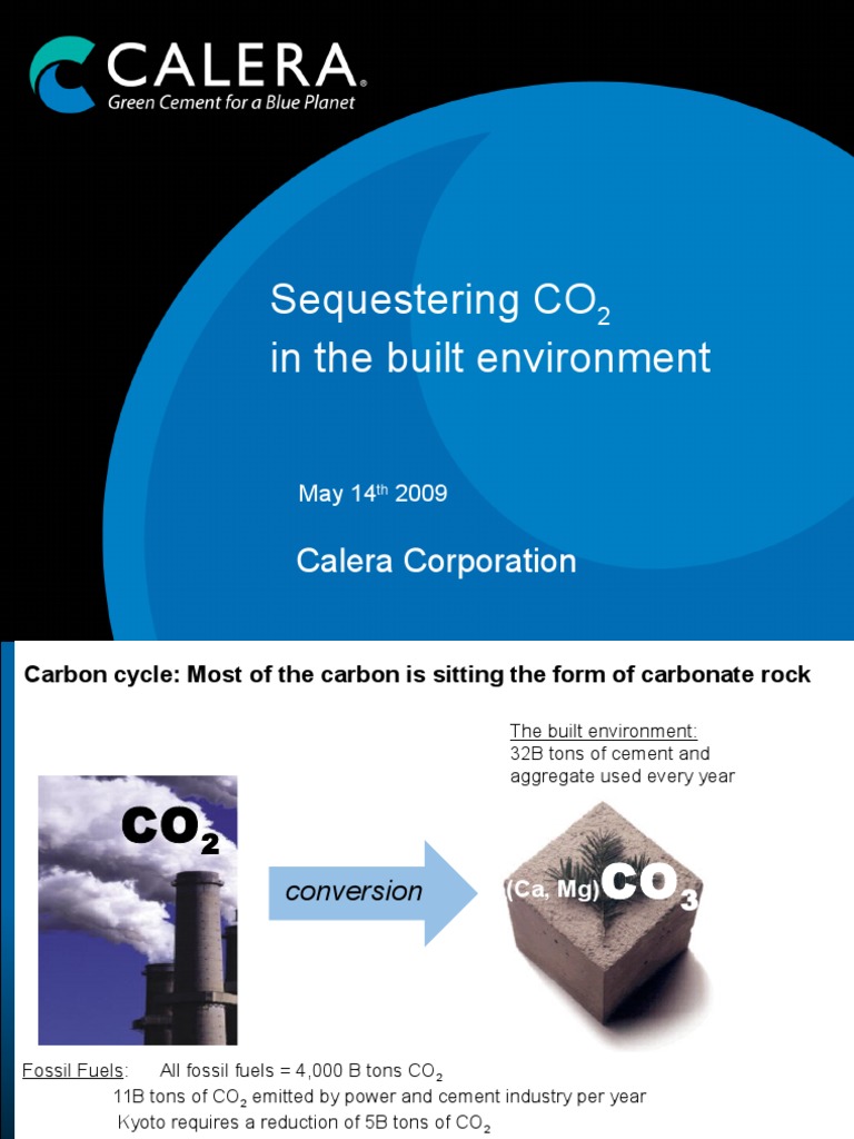 CO2 Sequestering | PDF | Carbon Dioxide | Concrete