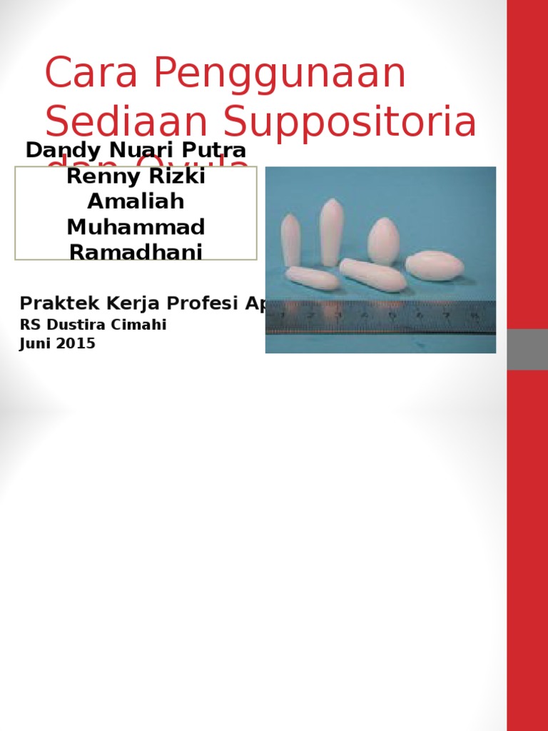 Suppositoria | PDF