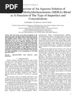 Lean Amine Analysis and Testing Methods | PDF | Amine | Chemical Compounds