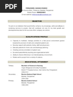 Resume & PRC License | PDF | Nursing | Occupational Safety And Health