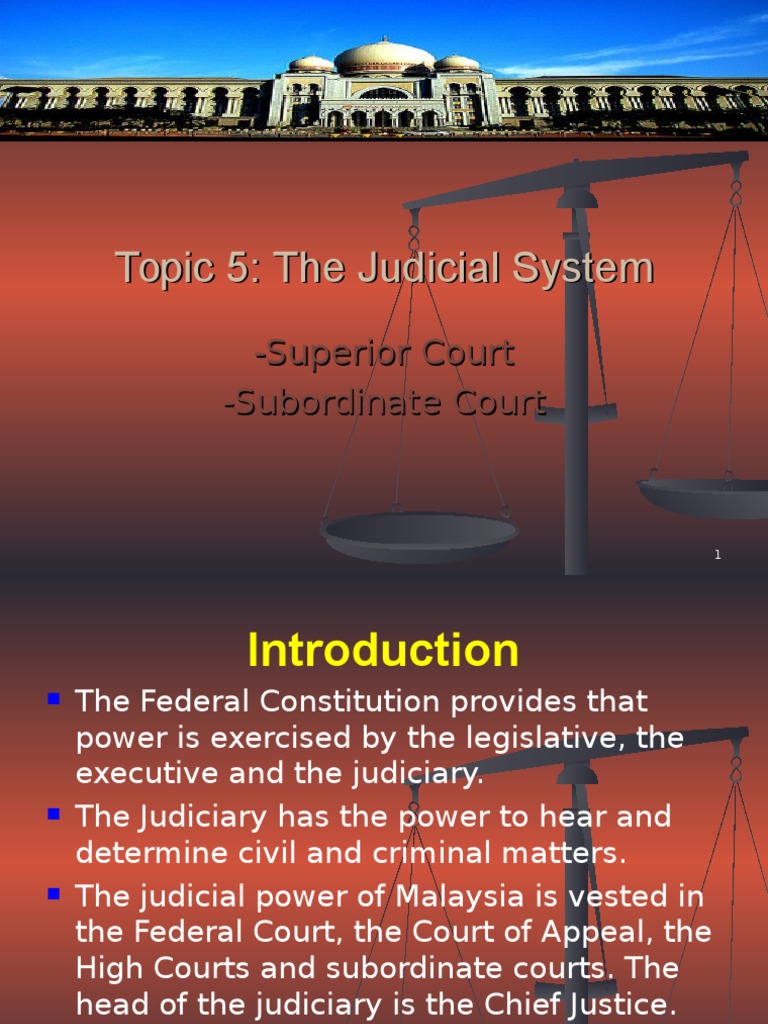 Overview of Malaysia's Judicial System | PDF | Magistrate | Jurisdiction