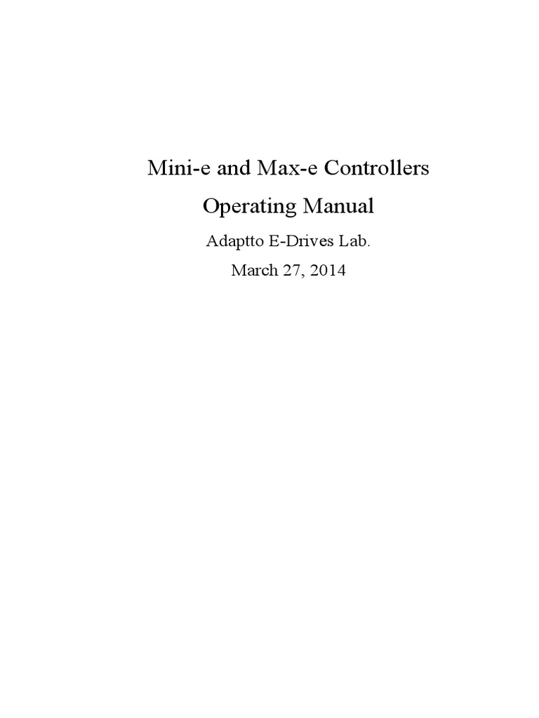 Mini Max User Manual ENG | PDF | Electrical Connector | Power Supply