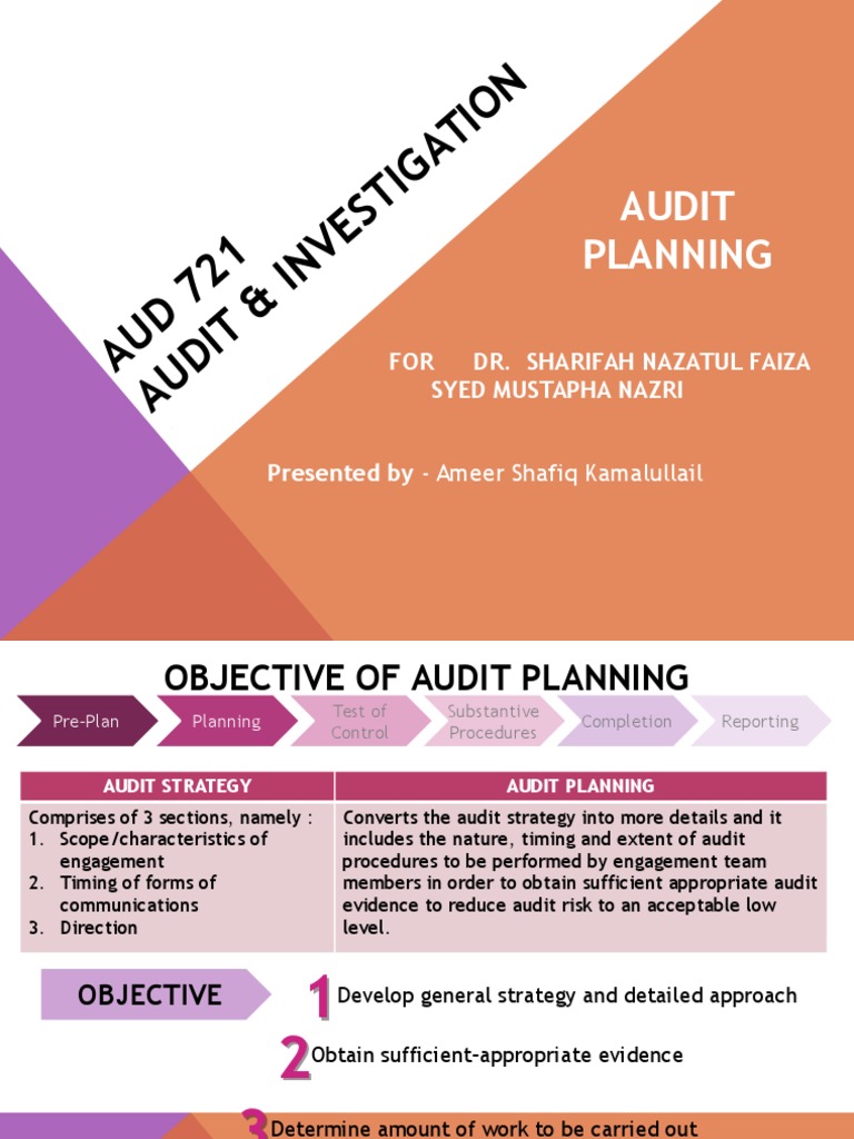 Audit Planning | PDF | Audit | Financial Audit