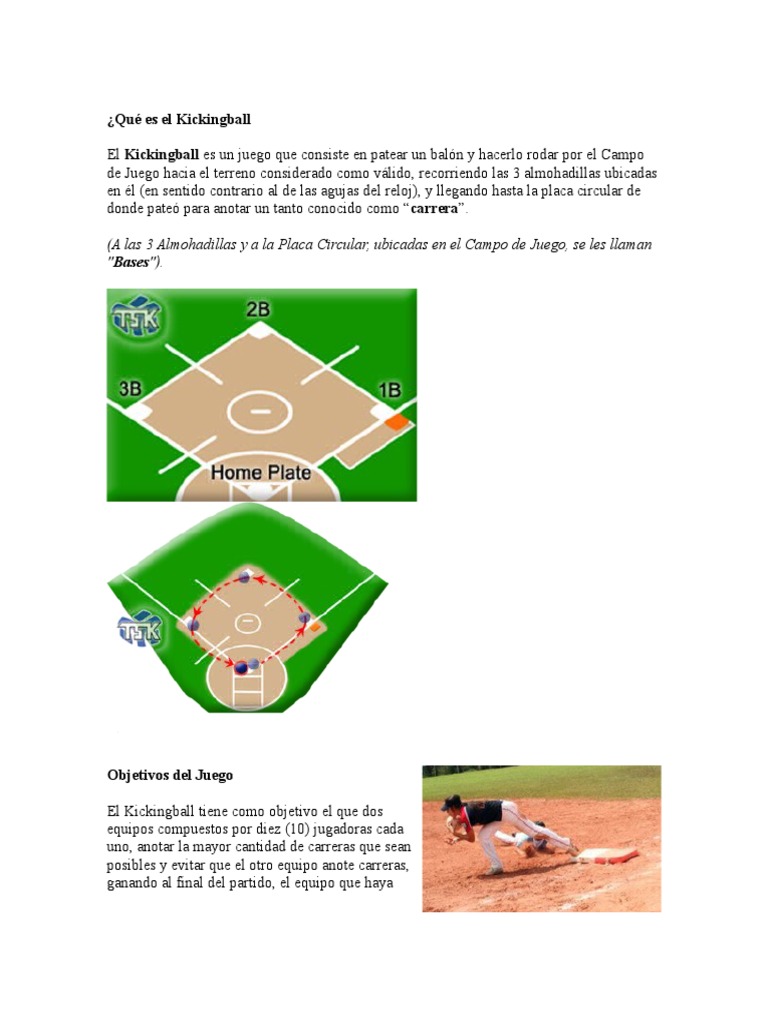 Qué Es El Kickingball | PDF | Juegos de pelota y bate | Juegos de pelota
