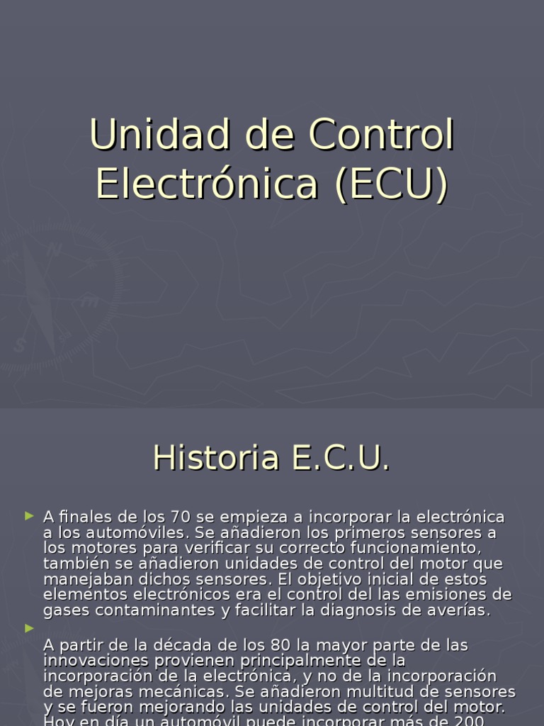 Unidad de Control Electronica (Ecu) | PDF | Electrónica | Science