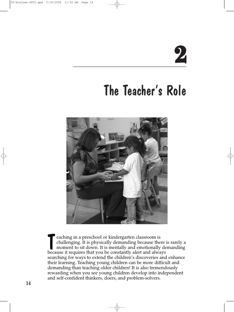 Chapter 2 | PDF | Teachers | Early Childhood Education