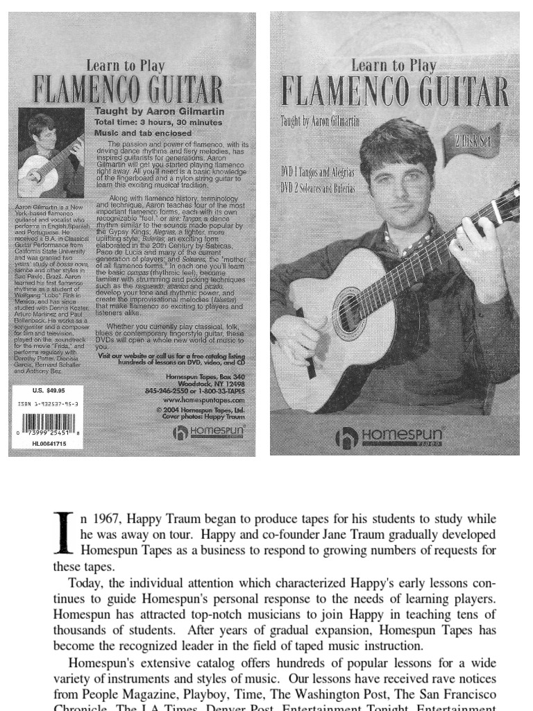 Aaron - Gilmartin Learn - To.play - Flamenco.guitar | PDF | Performing ...