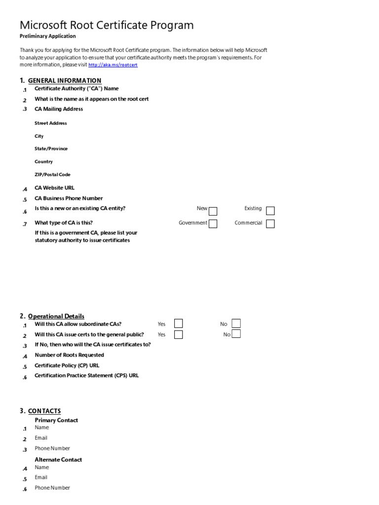 Microsoft Root Certificate Program 2015 | PDF | Technology & Engineering
