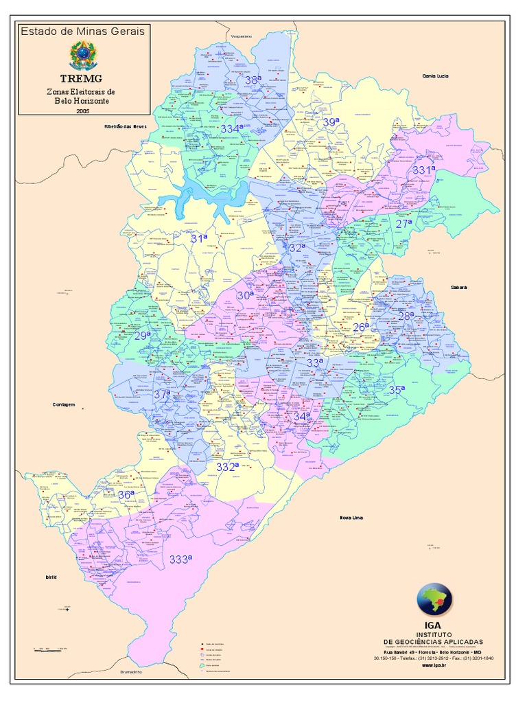 Mapa Zonas BH | PDF | Religião e crença