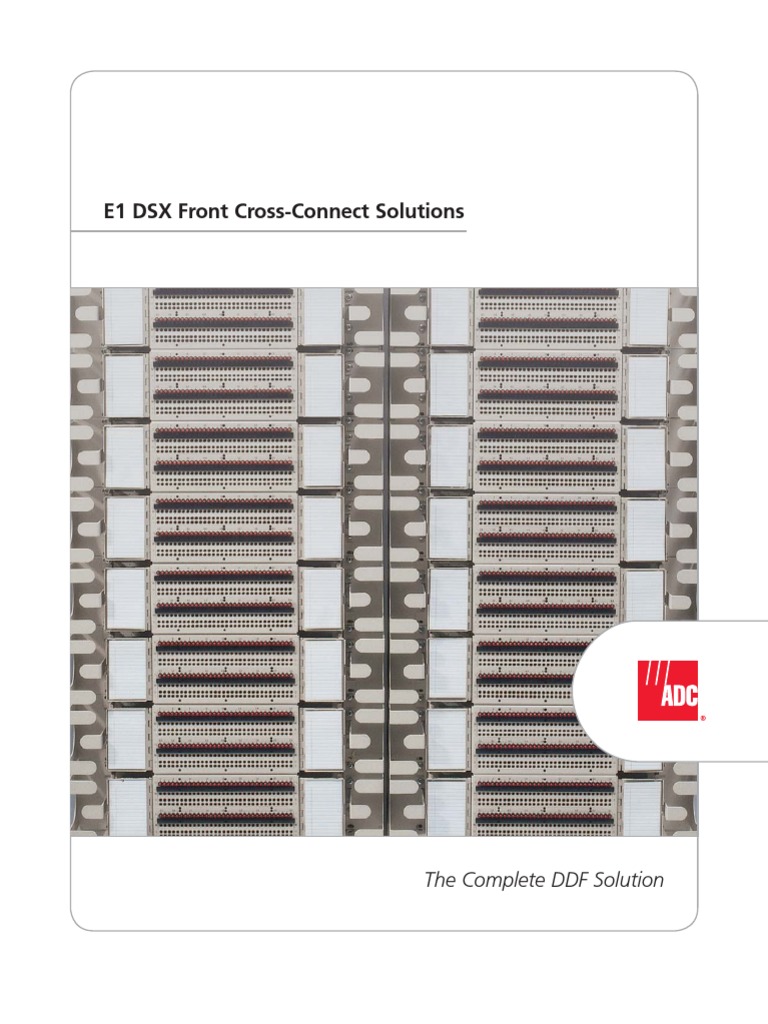 DDF E1 | PDF | Electrical Connector | Telecommunications